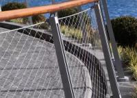 China High Tensile Stainless Steel Rope Mesh Anti Rust Protection Net For Stairway for sale