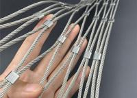 China SS304 Rope Mesh High Security Anti Cut Net For Balcony And Landscape Protection for sale