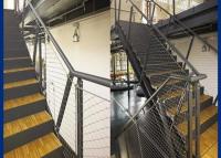 China SS304 2mm Stainless Steel Rope Mesh Supplier For Staircase Protection Fencing for sale