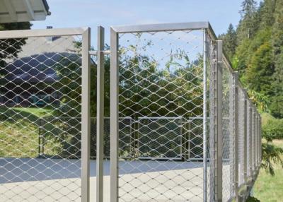 China 7×7 High Strength Ferrule Mesh Outdoor Anti-Rust Durable for Bridge Fencing for sale