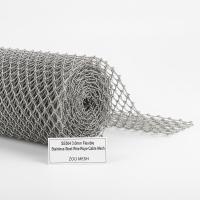 China SS304 3.0mm Flexible Stainless Steel Wire Rope Cable Mesh For Zoo Mesh for sale