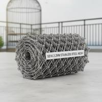 China SS316 2.2mm Stainless Steel Wire Rope Mesh Net For Aviary And Balcony netting for sale