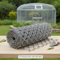 China 316 Stainless Steel  Wire Rope Mesh For Animal Cage Bird And Garden Netting for sale