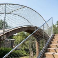 China Stainless Steel Wire Rope Mesh For Aviary Netting Bridge And Staircase Fencing for sale