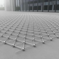 China Flexible Stainless Steel Ferrule Mesh Safe Protective Netting For Building Facade for sale