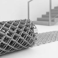 China SS304 Flexible Stainless Steel Wire Cable Net Rope Mesh For Stair Railing Fencing for sale