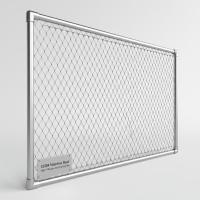 China SS304 Stainless Steel Plain Weave Rope Mesh Cable High Altitude Anti Falling Net for sale