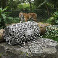China Stainless Steel Wire Rope Mesh  For Zoo Animal Enclosure And Garden Protection for sale
