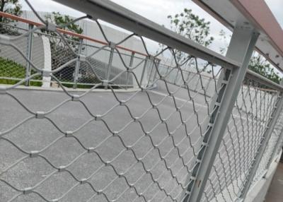 China Custom Size Bridge Fencing Flexible Stainless Steel Mesh For Road Protection for sale