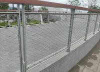 China Stainless Steel Cable Mesh Factory  SS316 High Bridge Rope Mesh for sale