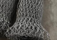 China Manufacturer Of 2mm Knotted Stainless Steel  Cable Mesh For Bird Cage Mesh for sale