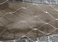 China AISI304 Ferruled Stainless Steel Wire Rope Mesh Free Form SGS Certified for sale