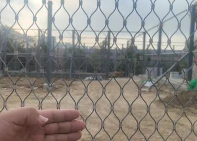 China Flexible stainless steel wire rope Mesh SS316 For zoo Fence with sGS Certified for sale