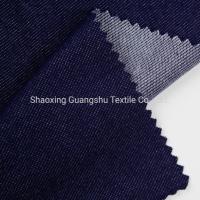 China Rayon Polyester Elastic Knitted Denim Fabric 280GSM 150CM for Garment Sportswear for sale