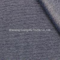China Rayon Polyester Elastic Knitted Denim Fabric 280GSM 150CM for Garment Sportswear for sale