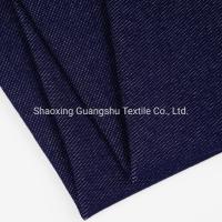 China Rayon Polyester Elastic Knitted Denim Fabric 280GSM 150CM for Garment Sportswear for sale