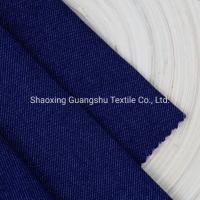 China Rayon Polyester Elastic Knitted Denim Fabric 280GSM 150CM for Garment Sportswear for sale