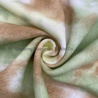 China 100% Cotton Tie Dye Terry Fabric 350GSM 175cm Width for Hoodies and Garments for sale