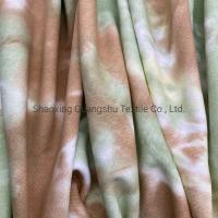 China 100% Cotton Tie Dye Terry Fabric 350GSM 175cm Width for Hoodies and Garments for sale