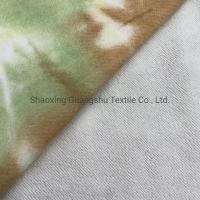 China 100% Cotton Tie Dye Terry Fabric 350GSM 175cm Width for Hoodies and Garments for sale