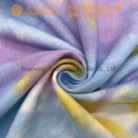 China Cotton Polyester Digital Print Knitted Terry Fabric 280GSM 185CM for Hoodies for sale