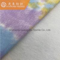 China Cotton Polyester Digital Print Knitted Terry Fabric 280GSM 185CM for Hoodies for sale
