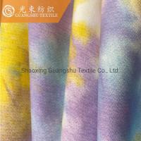 China Cotton Polyester Digital Print Knitted Terry Fabric 280GSM 185CM for Hoodies for sale