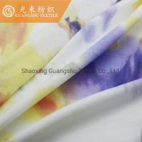 China 32s 100%Cotton Tie Printed Single Jersey Fabric for sale
