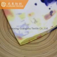 China 32s 100%Cotton Tie Printed Single Jersey Fabric for sale
