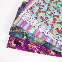 China Customized Digital Print Cotton Spandex Single Jersey Fabric for sale