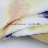 China Tie Print Cotton Spandex French Terry Fabric 220GSM 175CM for Hoodies for sale