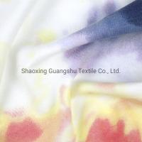 China Tie Print Cotton Spandex French Terry Fabric 220GSM 175CM for Hoodies for sale
