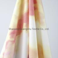 China Tie Print Cotton Spandex French Terry Fabric 220GSM 175CM for Hoodies for sale