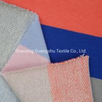 China Auto-Stripe Yarn Dyed French Terry Fabric 250GSM 185CM 100 Cotton for Garment Dress for sale