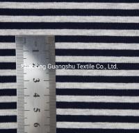 China Rayon Spandex Stripes Knitted Jersey Fabric for sale
