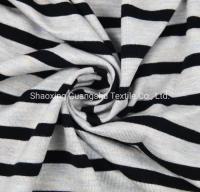 China Rayon Yarn Dyed Spandex Single Jersey Fabric for sale