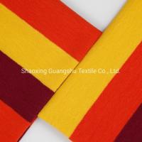 China Combed Cotton 95% 5% Spandex 1x1 Yarn Dyed Knitted Rib Fabric 250GSM 175CM for sale