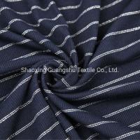 China 2x2 Sliver Knitted Spandex Rib Fabric 210GSM 125cm for Dress Garment for sale
