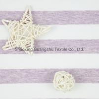 China 40s Odel Cotton Spandex Yarn Dyed Stripes Knitted Single Jersey Fabric 175GSM 175CM for sale