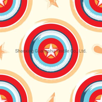 China Star-Shield Digital Print 1x1 Cotton Spandex Rib Fabric 220GSM 175CM for sale