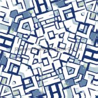 China 30s Blue Imitation Wall Rayon Viscose Spandex Digital Printed Single Jersey Fabric 220GSM 165CM for sale
