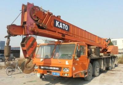 China Used kato 40t truck crane made in japan/original mobile crane for sale