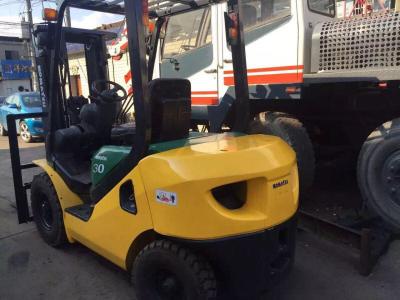 China original japan forklift fd30-16 high quality komatsu 3ton side shift and three stages for sale