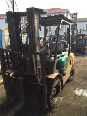 China secondhandhigh quality komatsu FD30-16 three stages and side shift forklift for sale