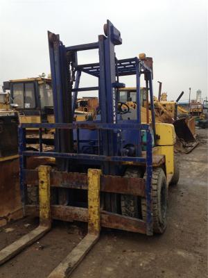 China Komatsu 8ton forklift side shift and three stage komatsu forklift FD80-16 for sale