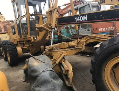 China original used caterpillar 140h motor grader/low working hours usa cat motor grader 140h for sale