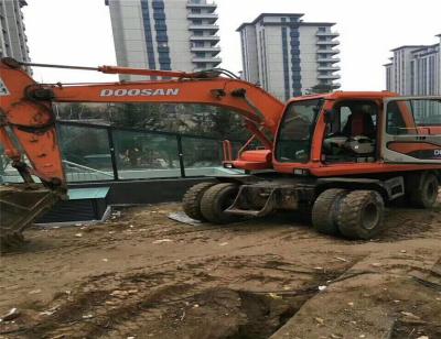 China used korea daewoo wheel excavator dh150wd-7 2012 Korea doosan/daewoo DH130-5/DH150W-7/DH140W-7 use for sale