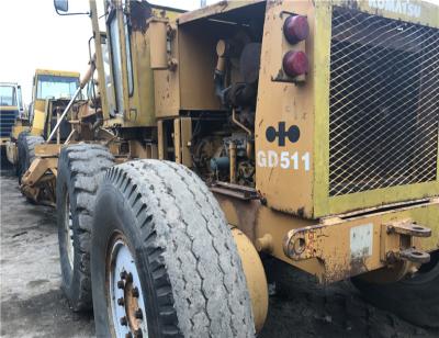 China komatsu motor grader gd511 japan condition with good condition good price for sale