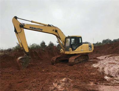 China komatsu used condition pc200-7 excavator with chain/ japan 20ton excavator with original paint for sale