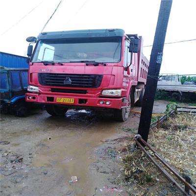China 12 wheels Dump truck howo 375 new model with diesel engine ,used dump truck for sale